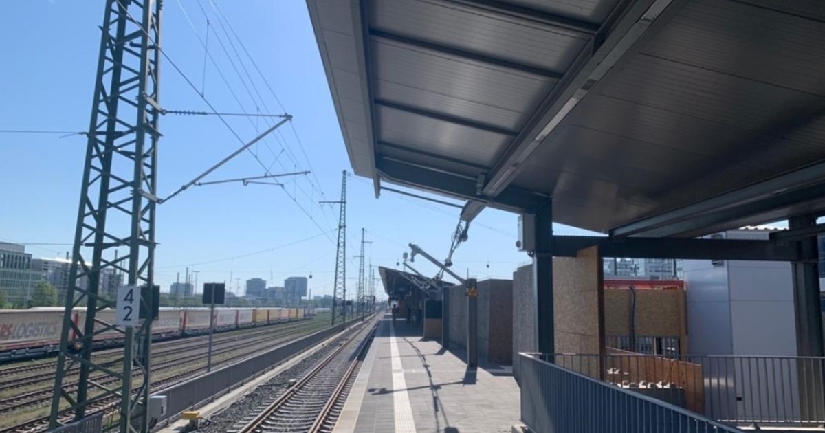 Neuer Bahnsteig in Laim in Betrieb