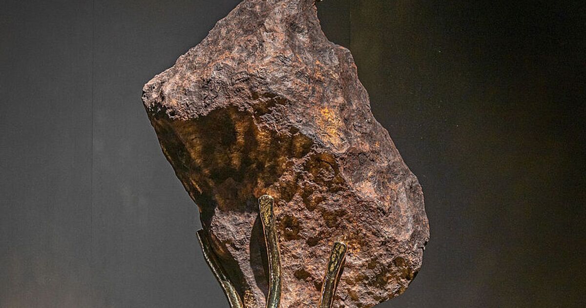 Ein Meteorit zu Gast im Museum